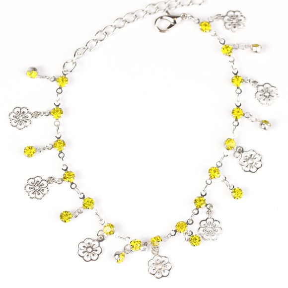 Jewelry | Hibiscus Breeze Yellow Bracelet | Poshmark